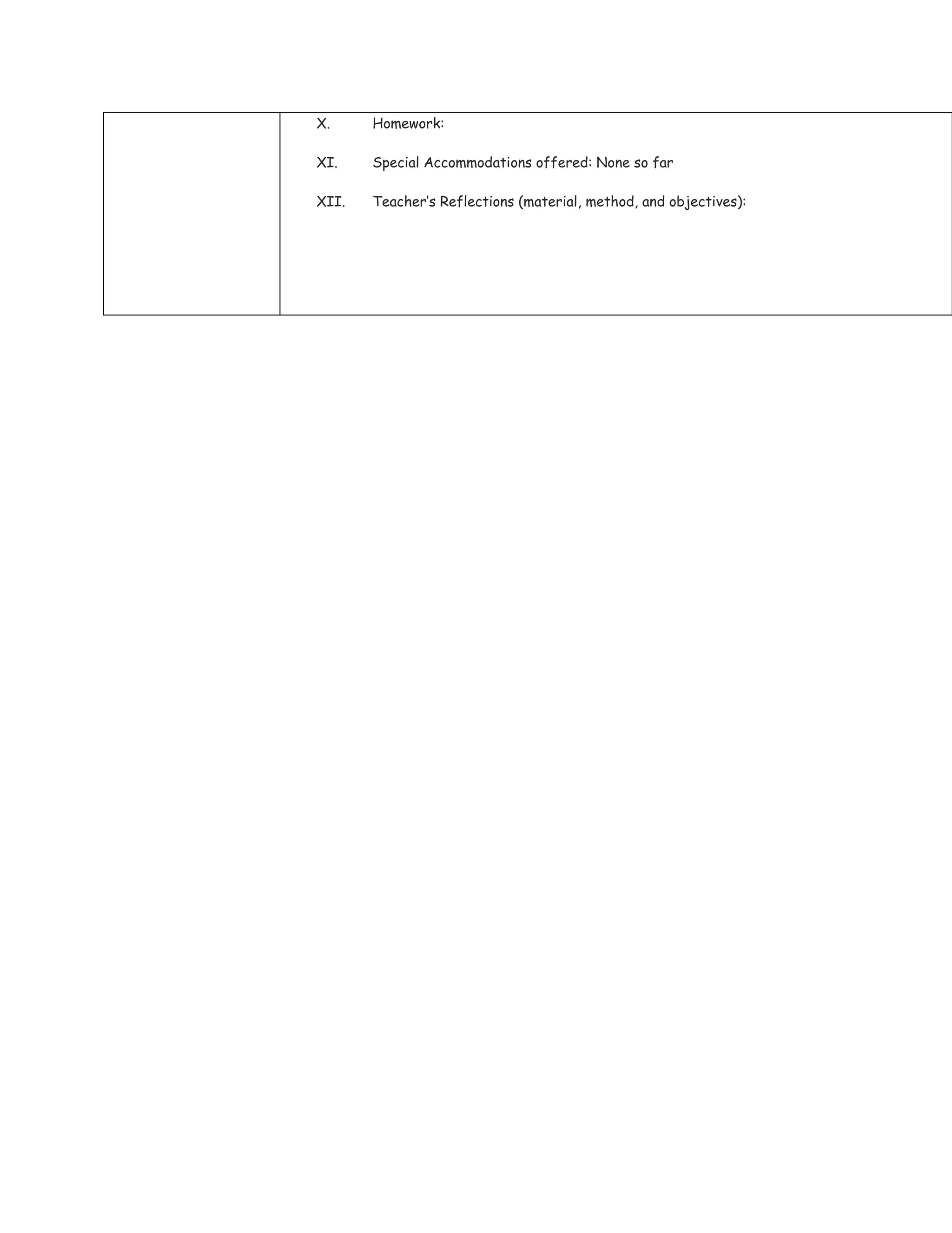 Lesson plan sequence of events | DOCX