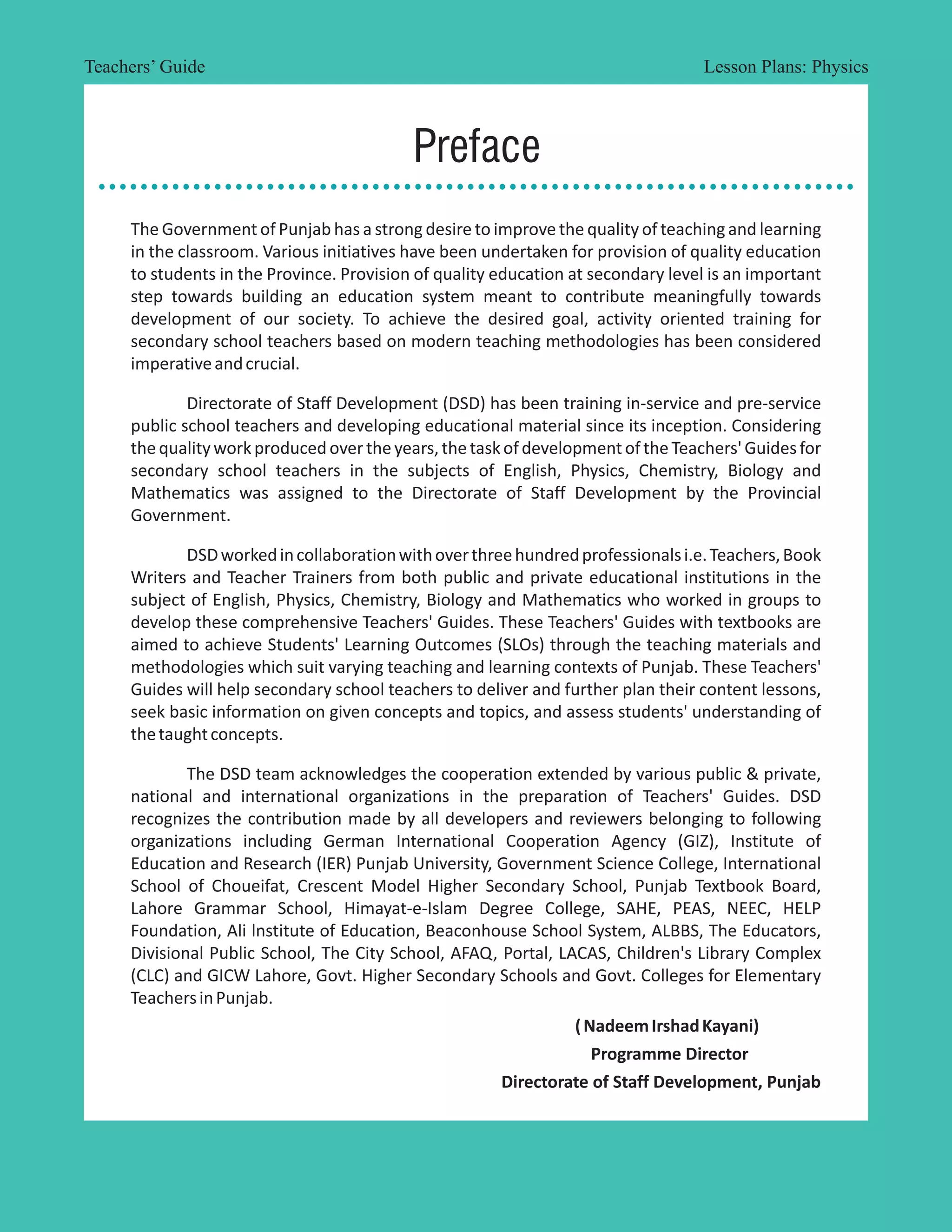 Lesson plans for Physics Grade 9 | PDF