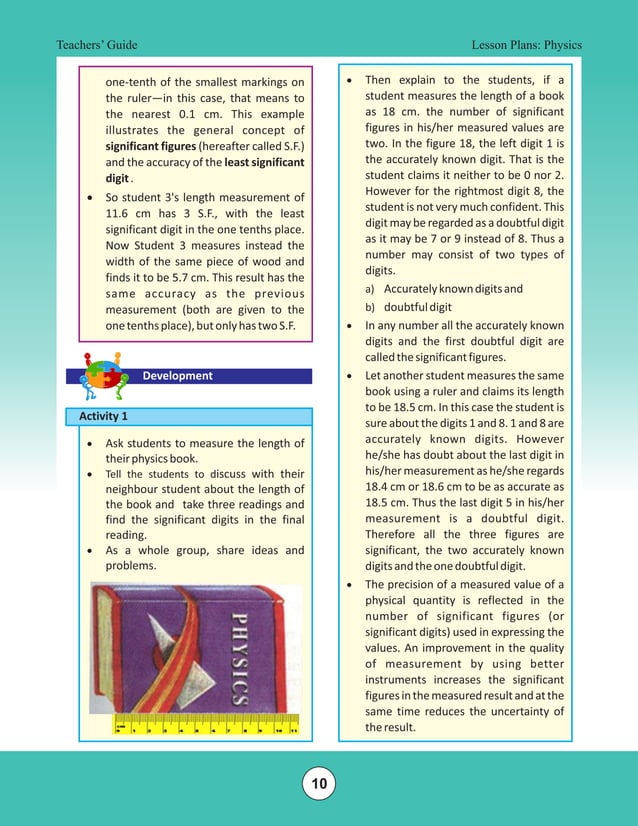 Lesson plans for Physics Grade 9 | PDF