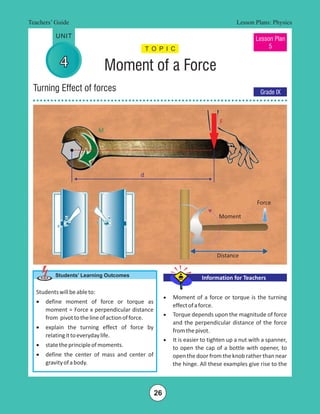 Lesson plans for Physics Grade 9 | PDF