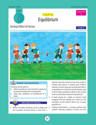 Lesson plans for Physics Grade 9 | PDF