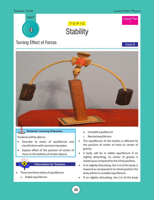 Lesson plans for Physics Grade 9 | PDF