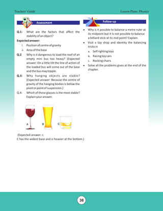 Lesson plans for Physics Grade 9 | PDF