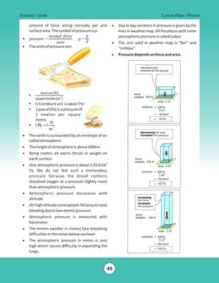 Lesson plans for Physics Grade 9 | PDF