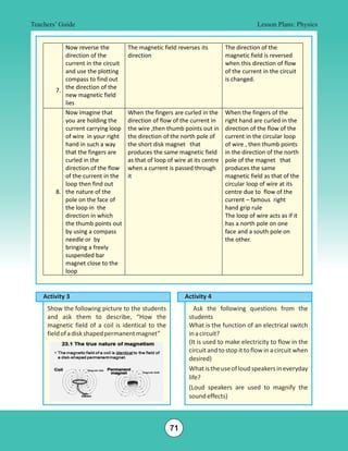 Lesson plans for Physics Grade 9 | PDF