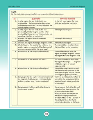 Lesson plans for Physics Grade 9 | PDF