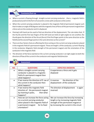 Lesson plans for Physics Grade 9 | PDF