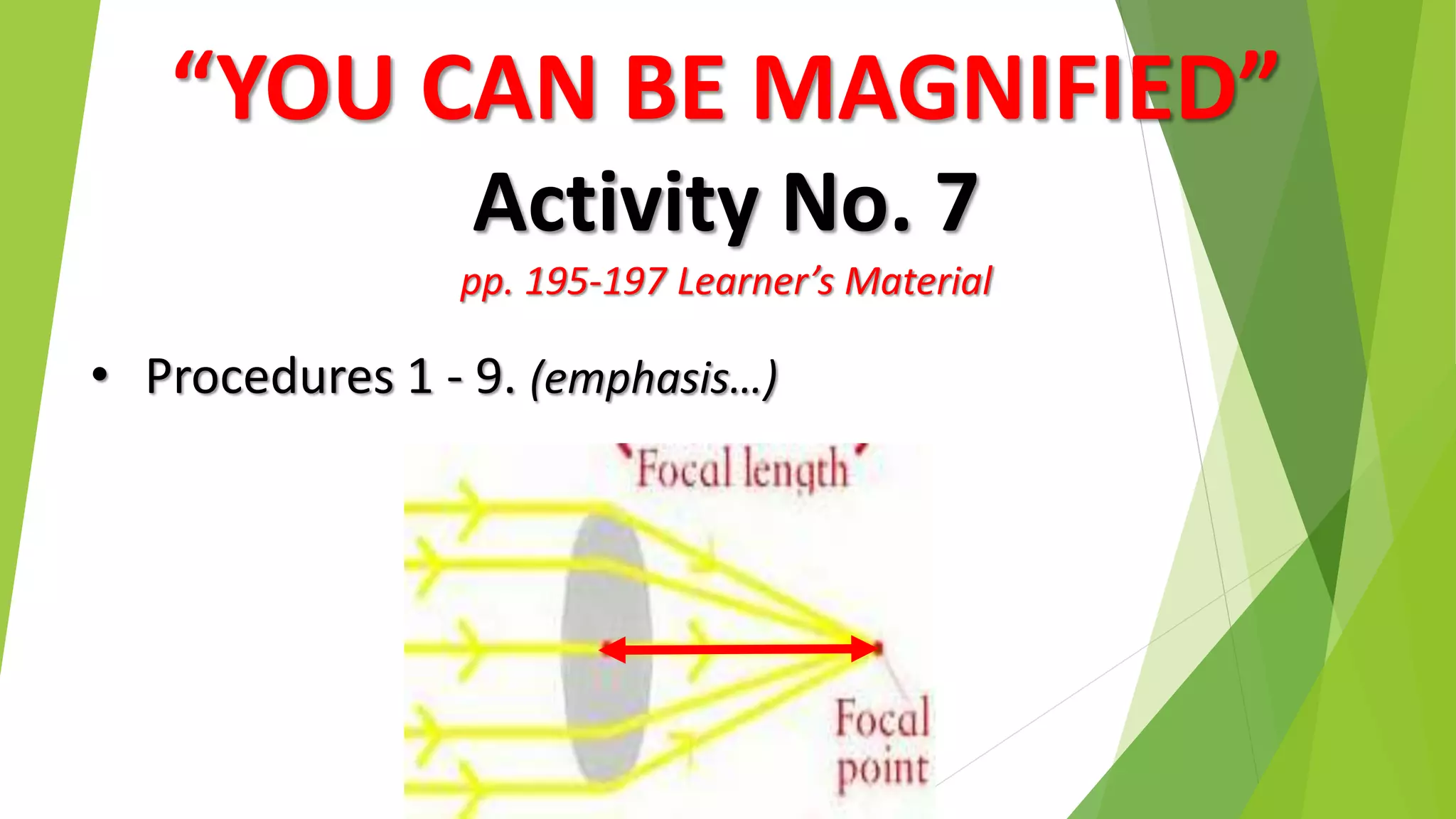 Lesson plans in science 10 - lessonguide (images in lenses) | PPTX