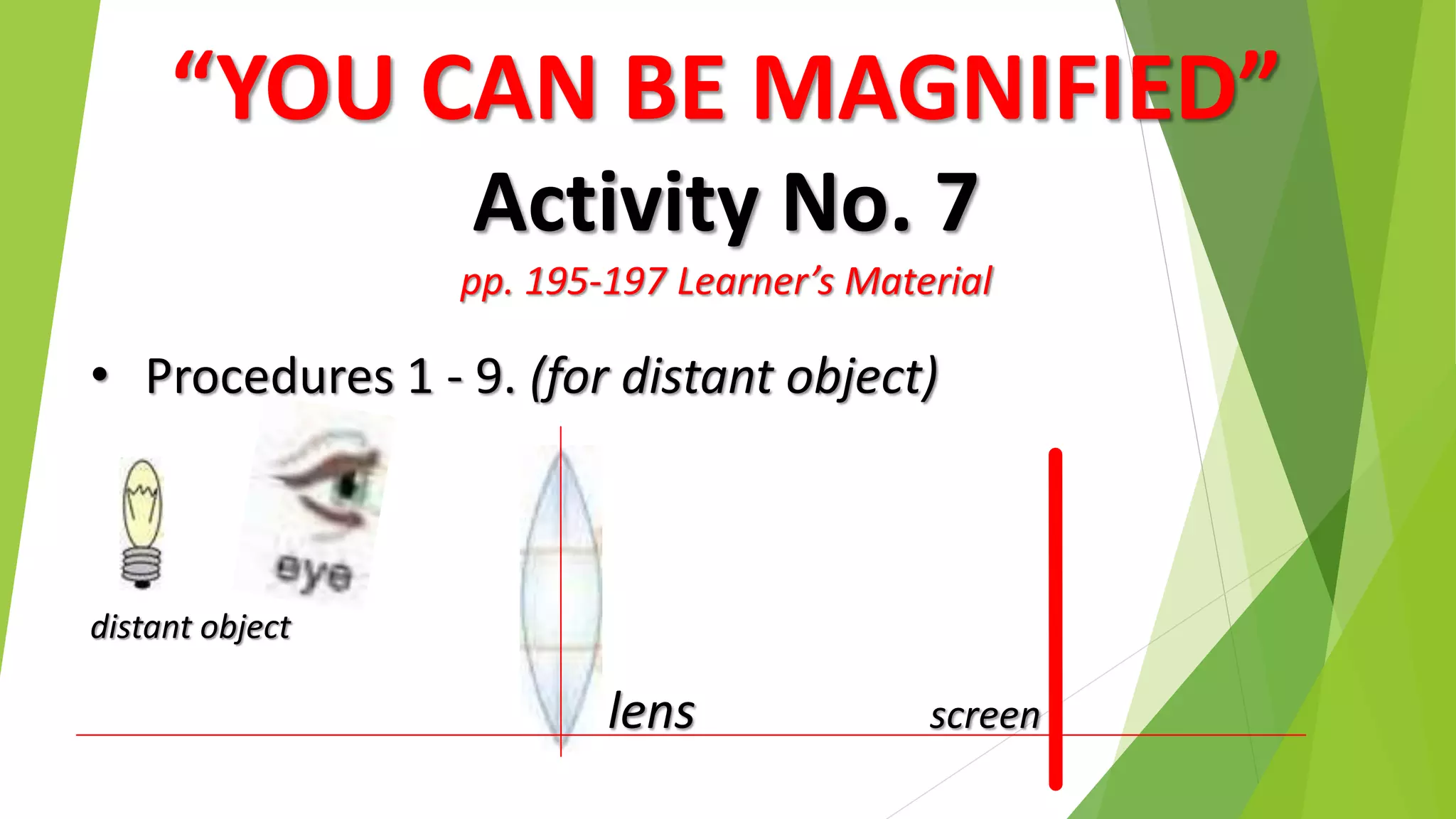 Lesson plans in science 10 - lessonguide (images in lenses) | PPTX