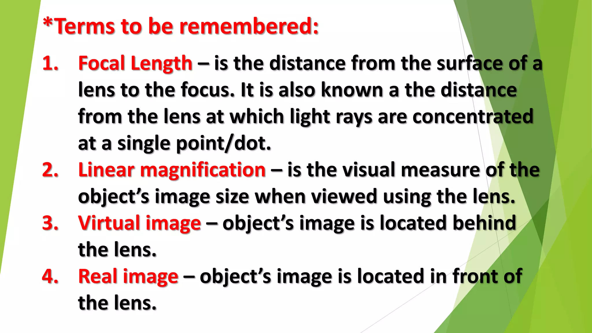 Lesson plans in science 10 - lessonguide (images in lenses) | PPTX