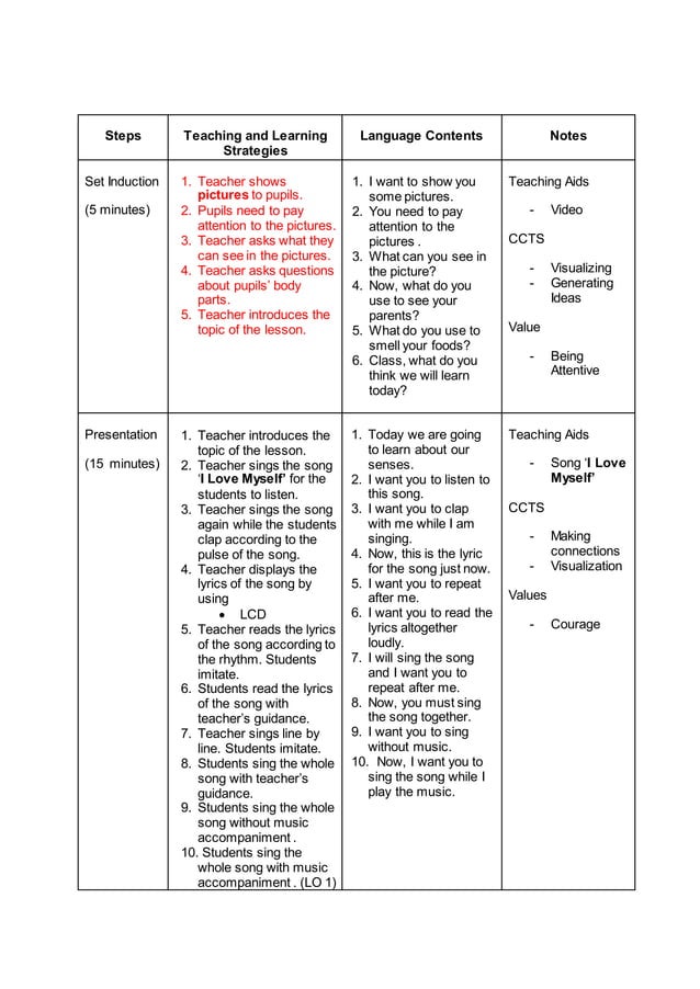 Lesson plan (autosaved) | PDF