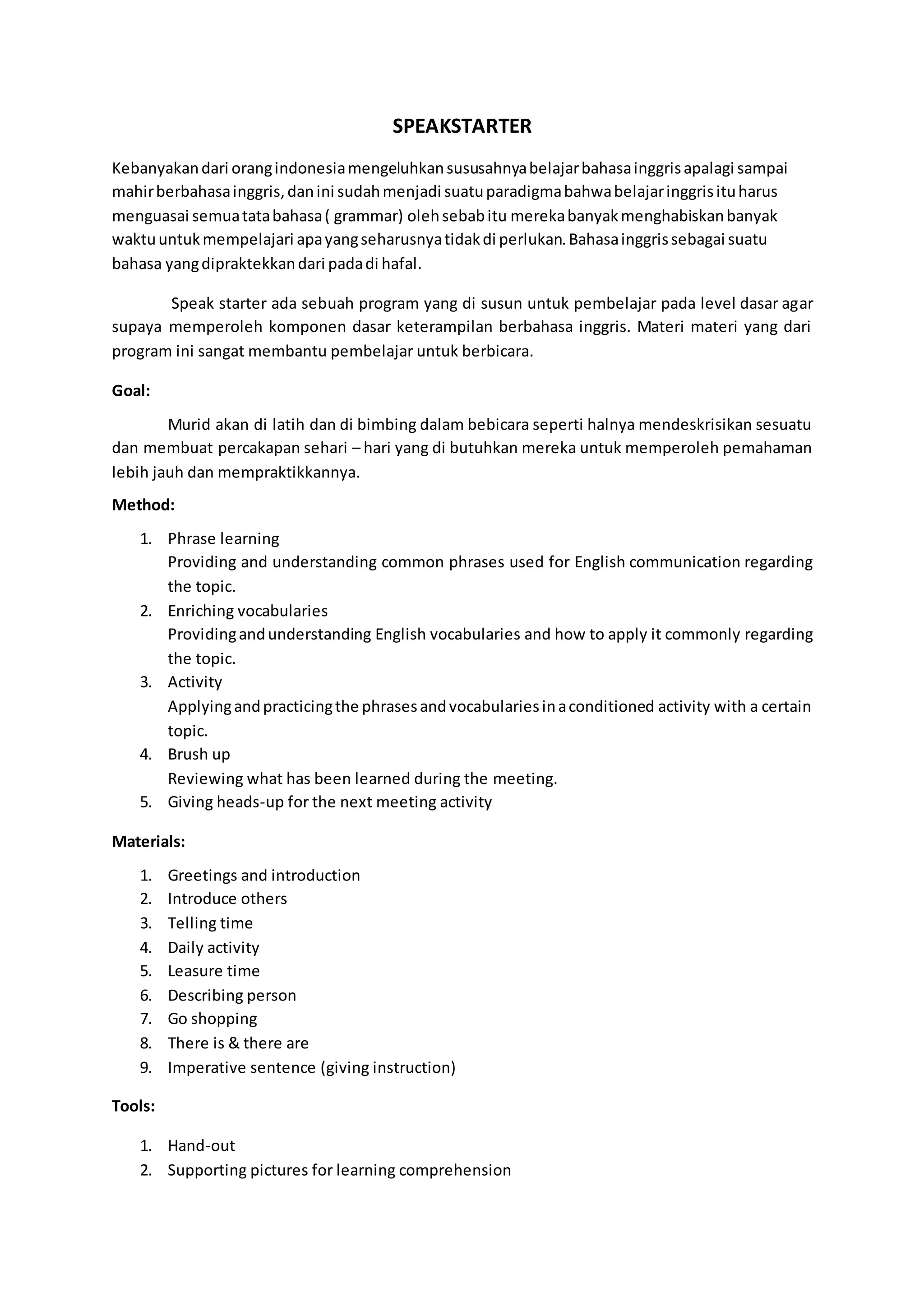 Lesson plan speak speed | PDF