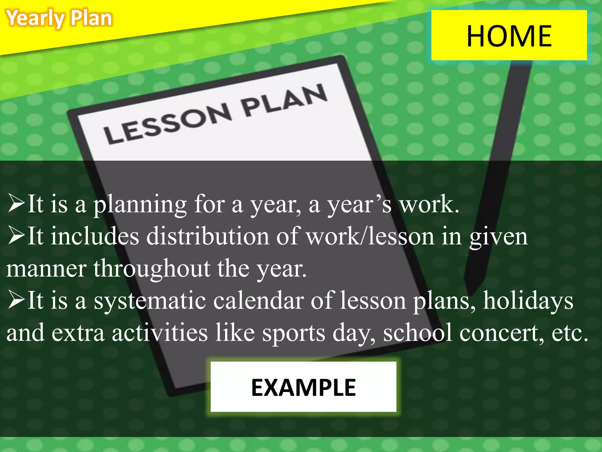 Lesson Plans | PPTX