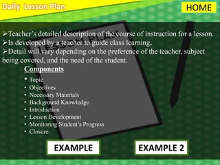 Lesson Plans | PPTX
