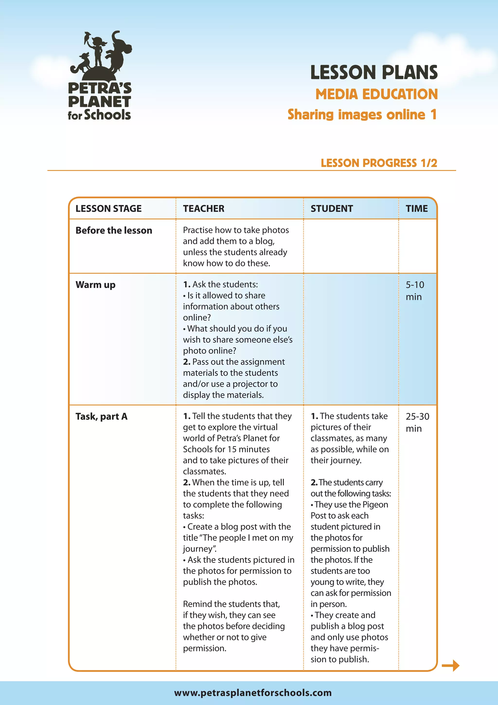 Social media education - lesson plans | PDF