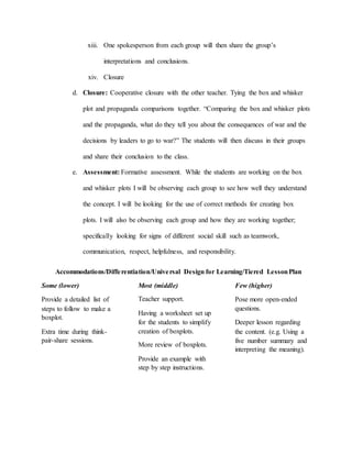 Lesson Plan Student centered Clinical | DOCX