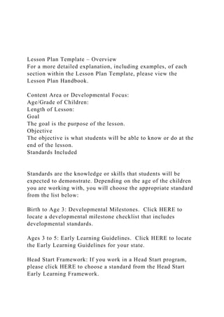 Lesson Plan Template – OverviewFor a more detailed explanati.docx