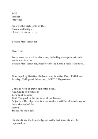 Lesson Plan Template – OverviewFor a more detailed explanati.docx