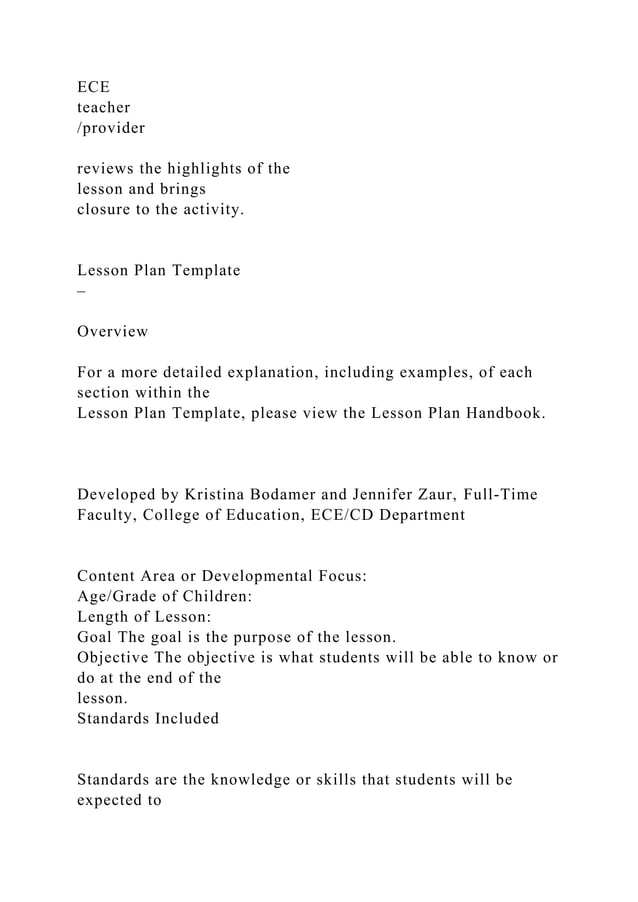 Lesson Plan Template – OverviewFor a more detailed explanati.docx
