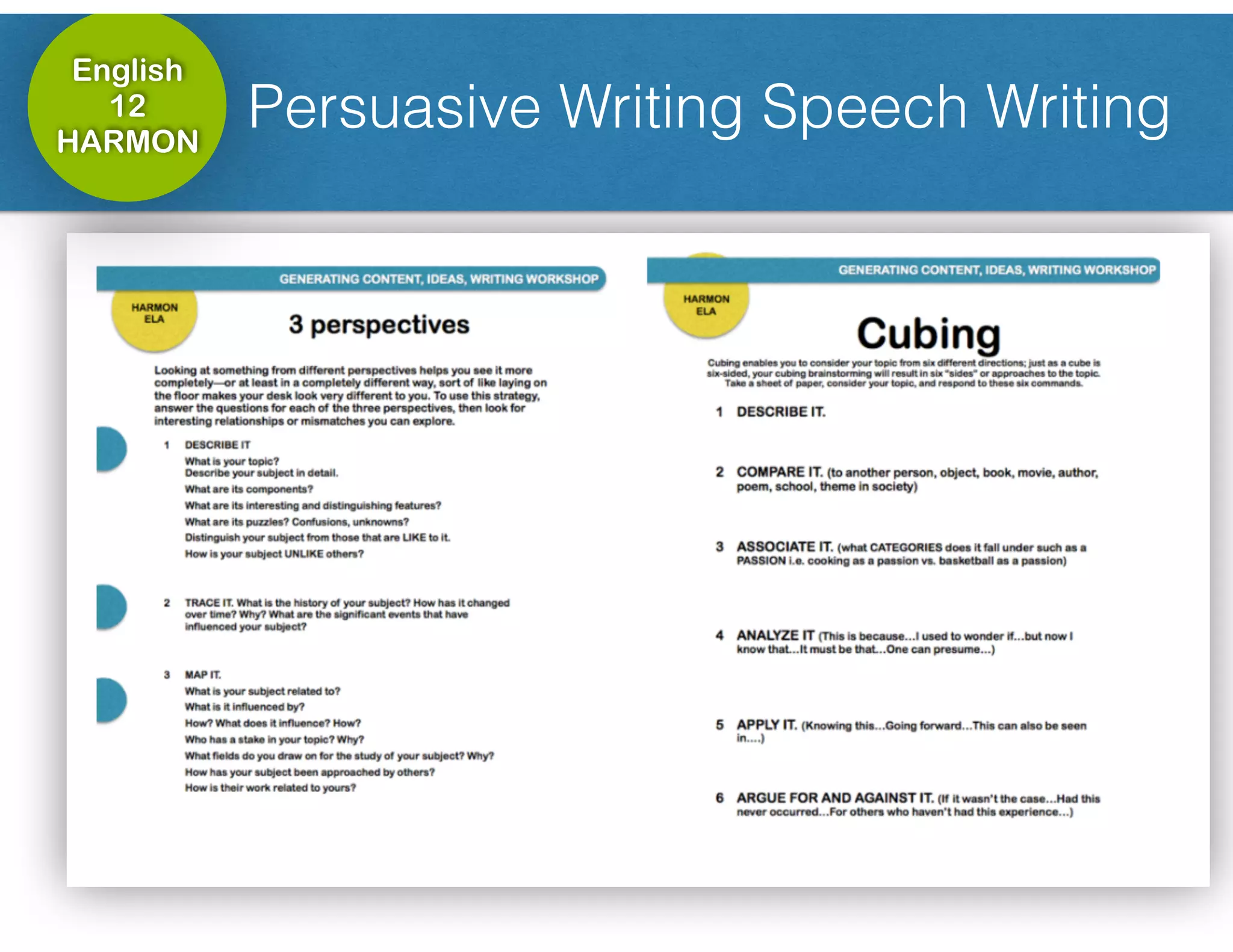 Persuasive Writing Speeches | PDF