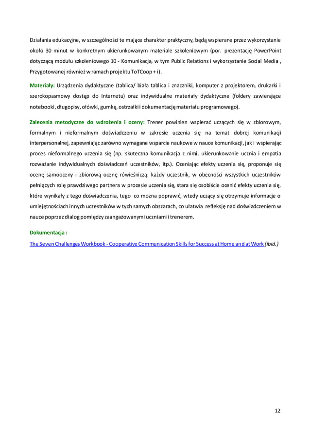 10. Moduł X – PR i komunikacja | PPT