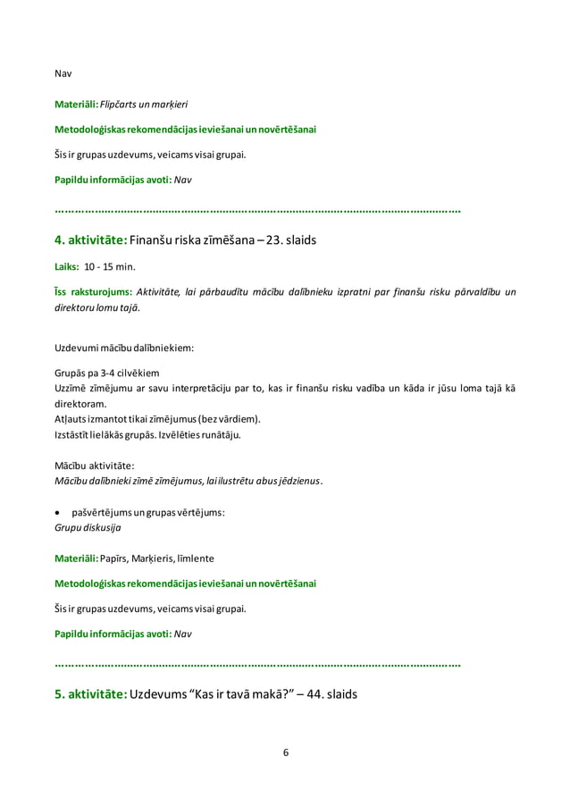 3. modulis – Risku vadība | DOC