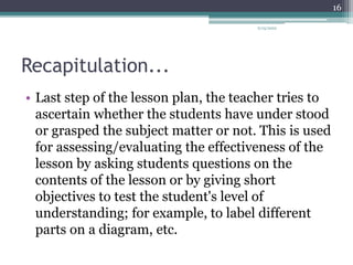 Lesson Plan & Unit Plan by Dr Manisha Sharma Principal RSPV Jaipur ...