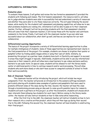 Research Project Lesson Plan | DOCX