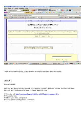 Webquest Lesson Plan | DOC