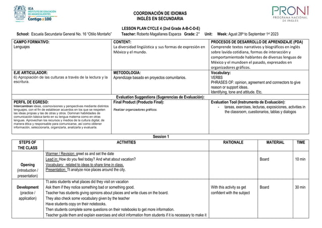 LESSON PLAN week 1 2° 28 agosto al 1 septiembre.doc