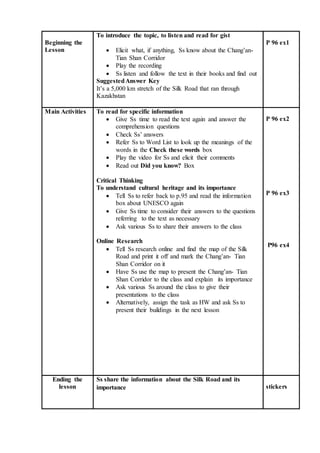 Lesson plan week 3 | DOCX
