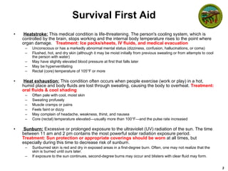 Lesson plan wild survival | PPT