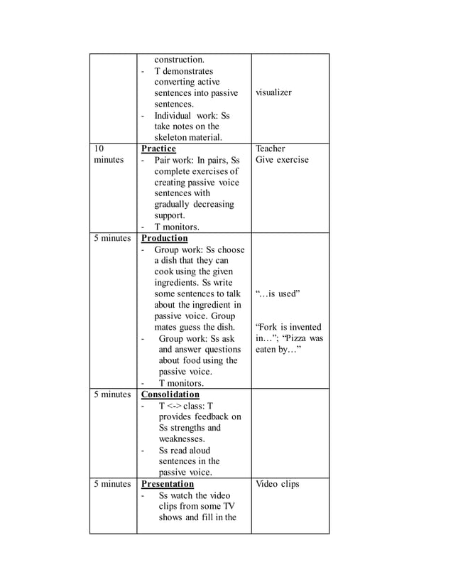 Lesson plan writing | PDF
