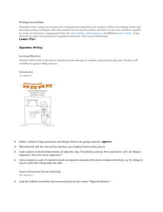 Lesson plan writting | PDF