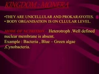 Diversity in living organisms ppt | PPTX