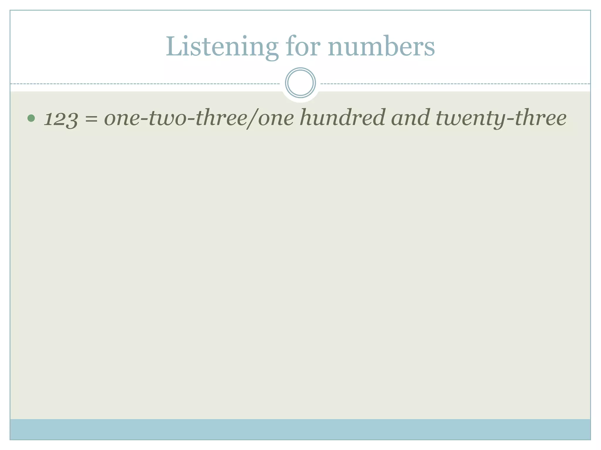 Lesson PPT Listening | PPTX