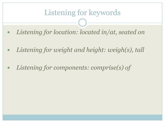 Lesson PPT Listening | PPTX