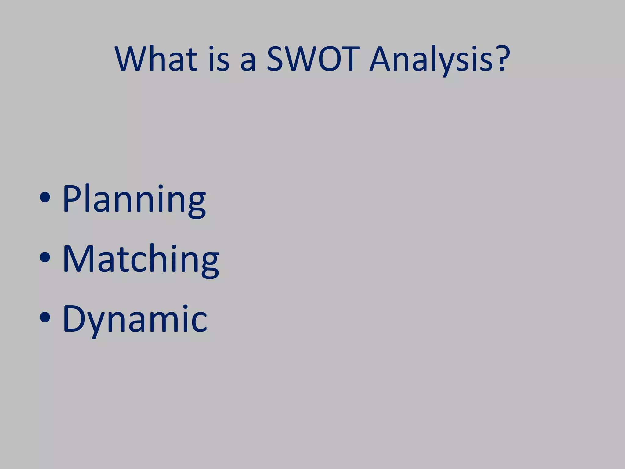 Micro teach - SWOT analysis | PPTX | Business Administration | Business