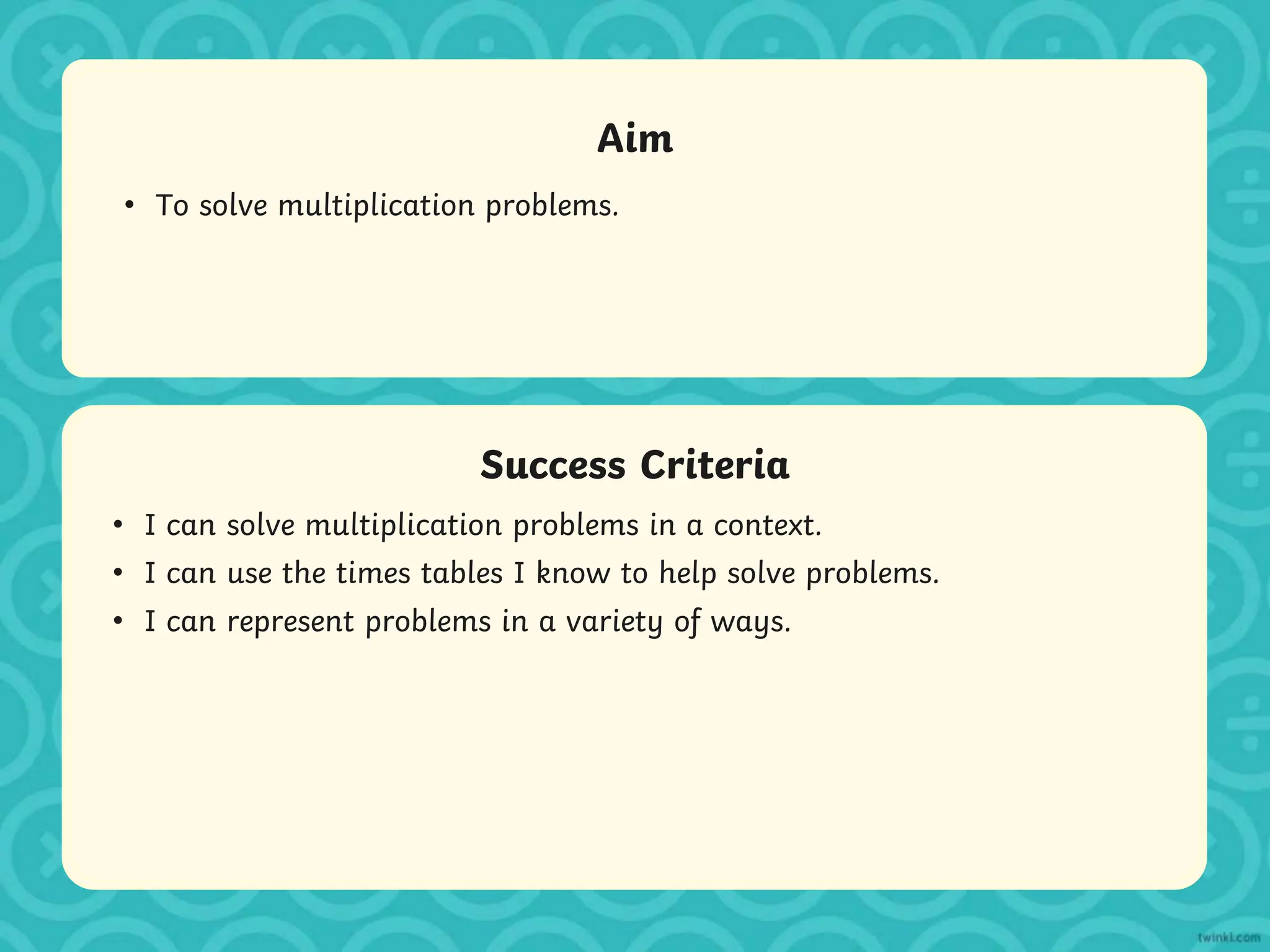 Lesson Presentation - Solving Multiplication Problems.pptx