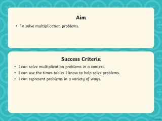Lesson Presentation - Solving Multiplication Problems.pptx