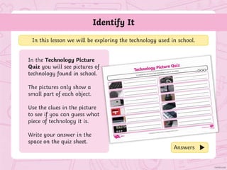 Lesson Presentation - Technology in School.pptx