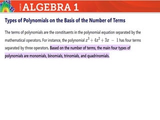 Lesson_Presentation_Adding_and_Subtracting_Polynomials(Lesson 8-1) gr9 ...