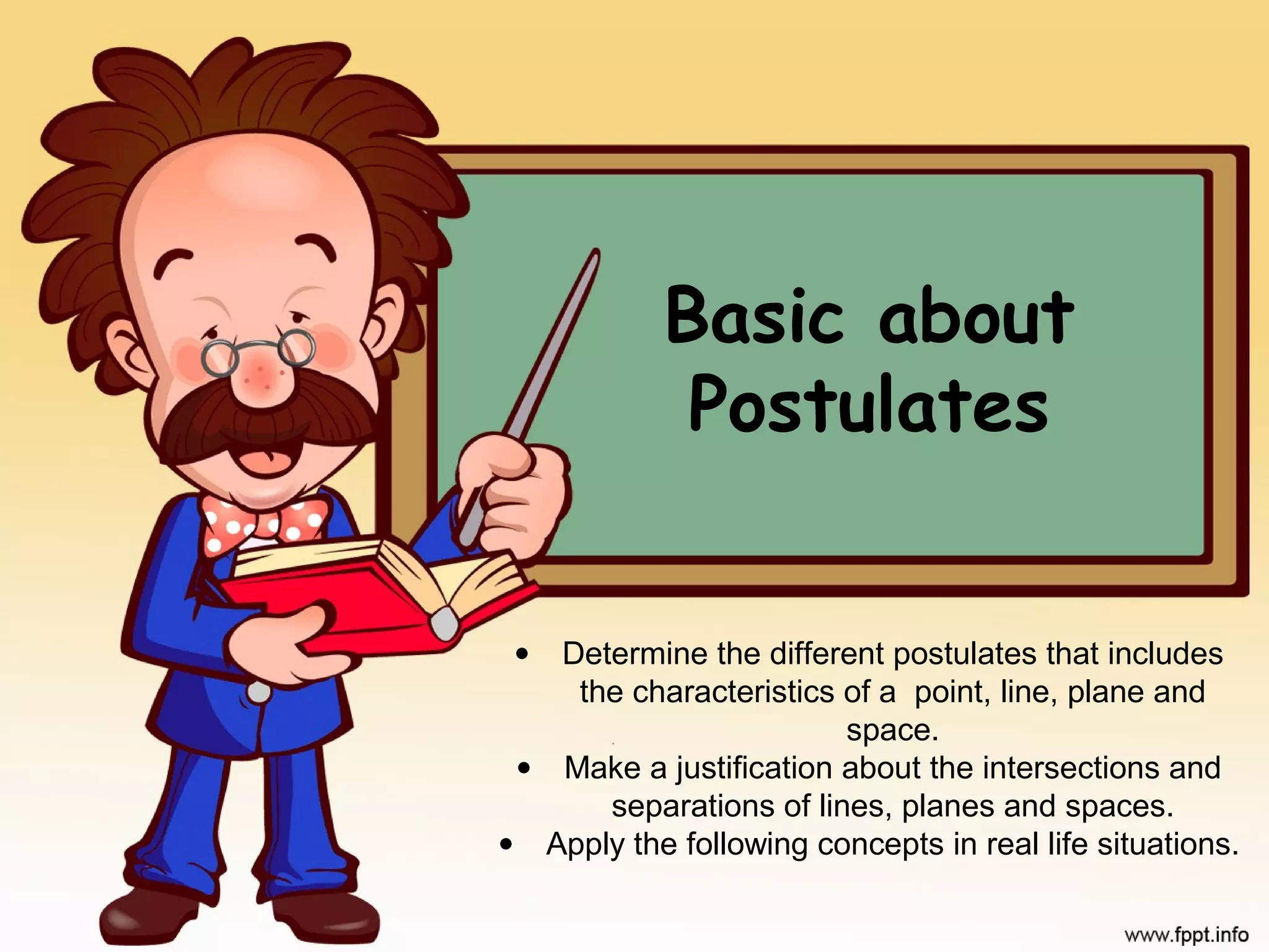 Basic on Postulates | PPT