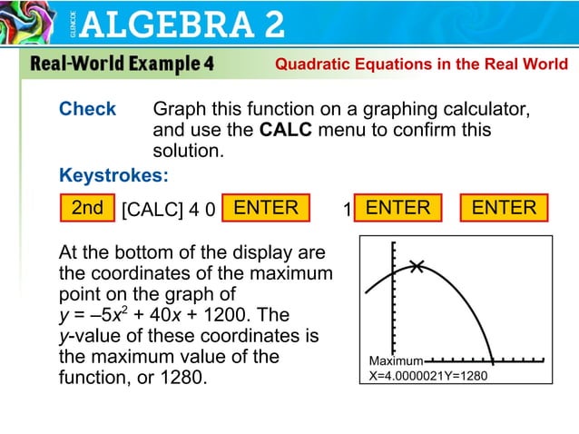 Lessonpresentationgraphingquadraticfunctionsppt
