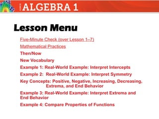 Comprehensive Guide to Interpreting Functions and Graphs in Real-World ...