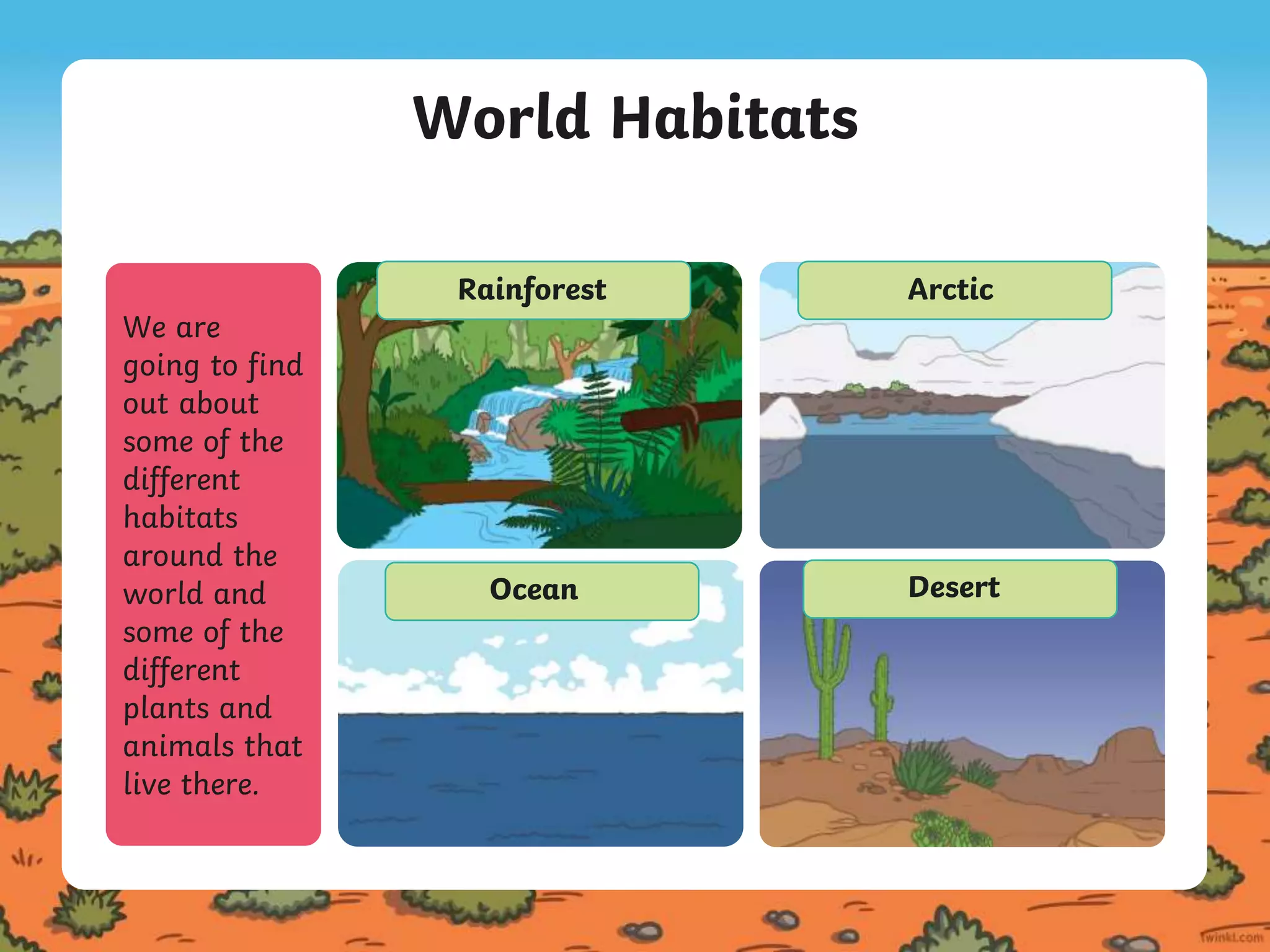 World Habitats | PPT