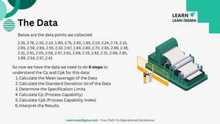 Lesson: Process Capability Index (Cp and Cpk) | PDF