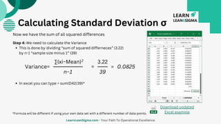 Lesson: Process Capability Index (Cp and Cpk) | PDF
