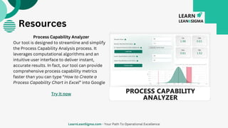 Lesson: Process Capability Index (Cp and Cpk) | PDF