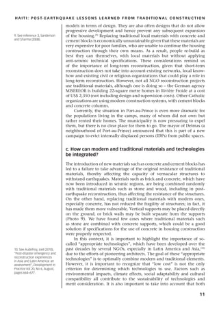 Haiti: post-earthquake lessons learned from traditional construction | PDF